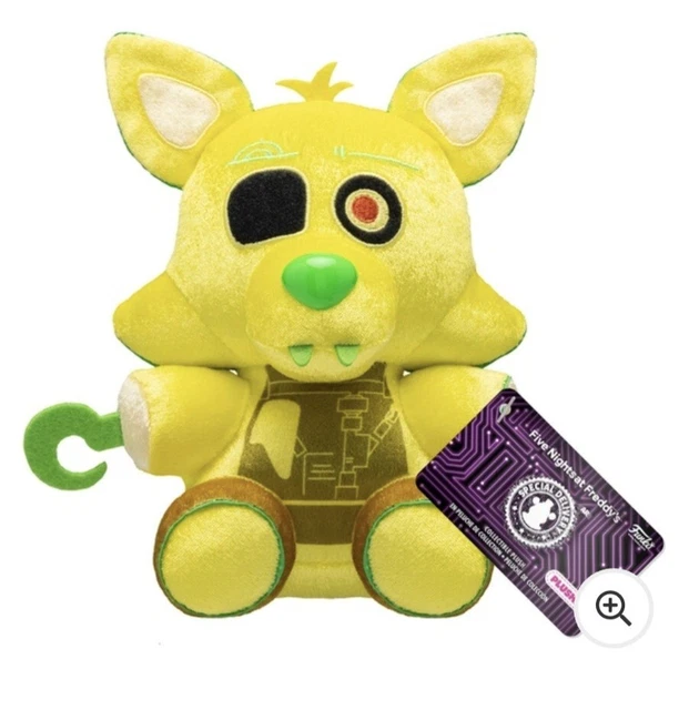 FIVE NIGHTS AT Freddys Fnaf Radioactive Foxy Funko Plush Yellow £22.00 ...