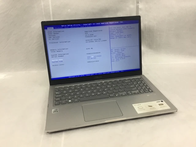 ASUS VIVOBOOK X515J 15" Laptop Core i3 SSD Removed Used Condition 2023 ...