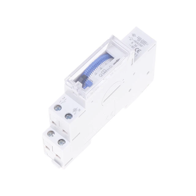 SUL180A 220V 16A Battery Din Rail Mechanical Timer Switch 24 Hours ...