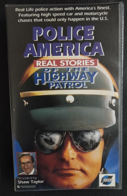 POLICE AMERICA REAL stories of the Highway Patrol VHS Video tape £3.95 ...