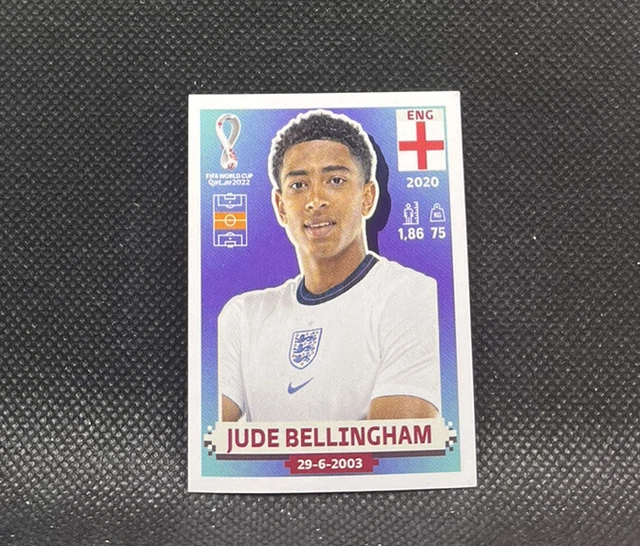 JUDE BELLINGHAM PANINI FIFA World Cup Qatar 2022 Stickers #ENG 11 ...