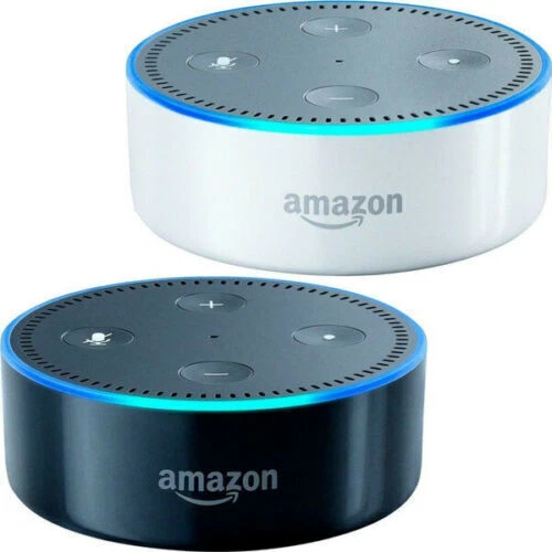AMAZON ECHO DOT Smart Bluetooth Speaker W/ Alexa Voice 2Nd Gen - Black ...