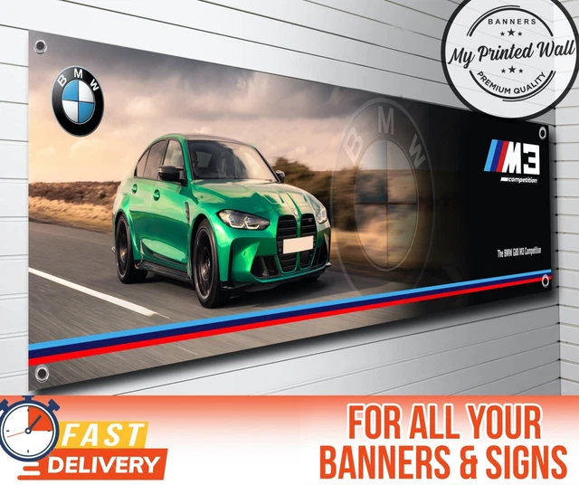 BMW G80 M3 Competition garage workshop Banner Garage large £29.00 ...