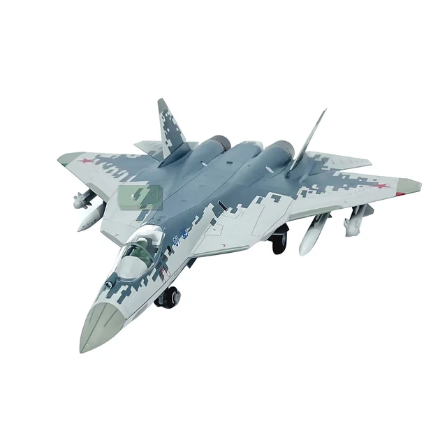 ALLOY 1/72 SCALE Russian Air Force Sukhoi Su-57 Fighter Model Plane Toy ...