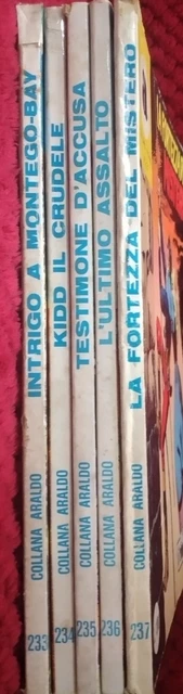 IL COMANDANTE MARK, lotto 233,234,235,236,237 Araldo! EUR 9,95 ...