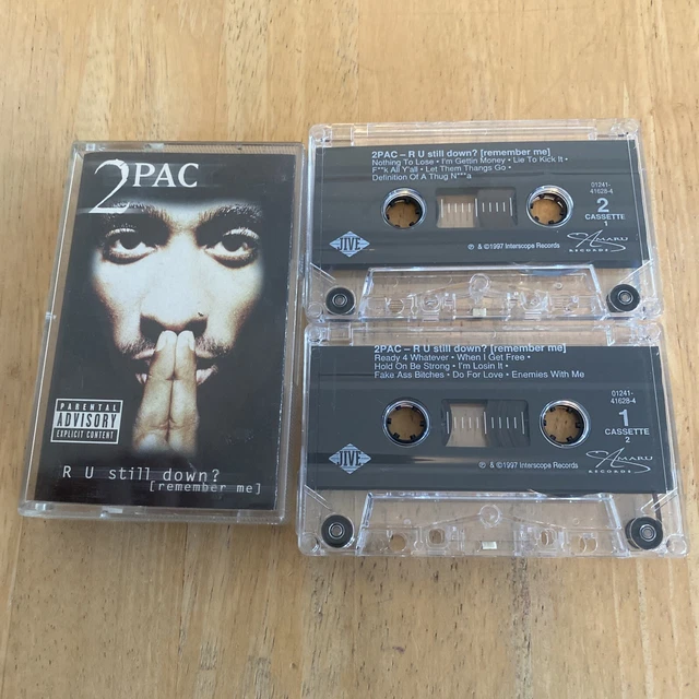 2PAC R U Still Down Remember Me Cassette Tape Both Tapes Rare Import ...