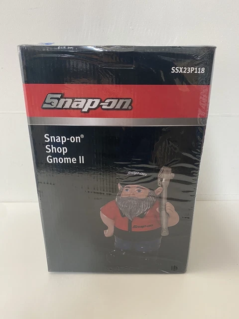 SNAP ON TOOLS Shop Gnome Holding Ratchet 12” Tall Collectable Rare New ...