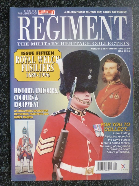 REGIMENT MAGAZINE - Issue 15 ROYAL WELCH FUSILIERS 1689-1996 £6.00 ...