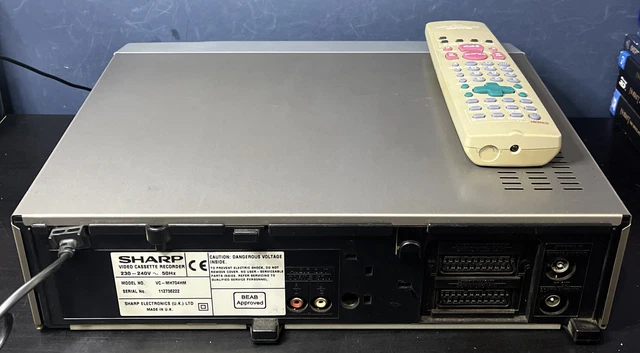 SHARP VC-MH704 HIFI 6-Head NICAM VHS VCR Video Cassette Player Recorder ...