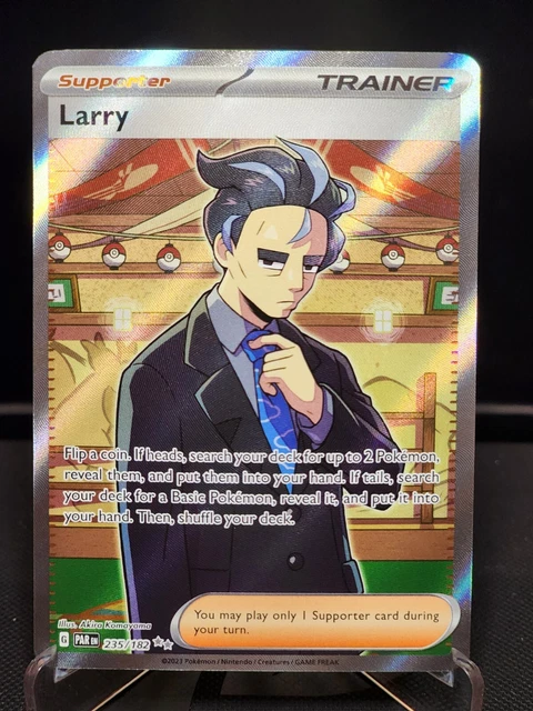 POKÉMON TCG LARRY Paradox Rift 235/182 Holo Full Art Ultra Rare EUR 1,36 - PicClick IT