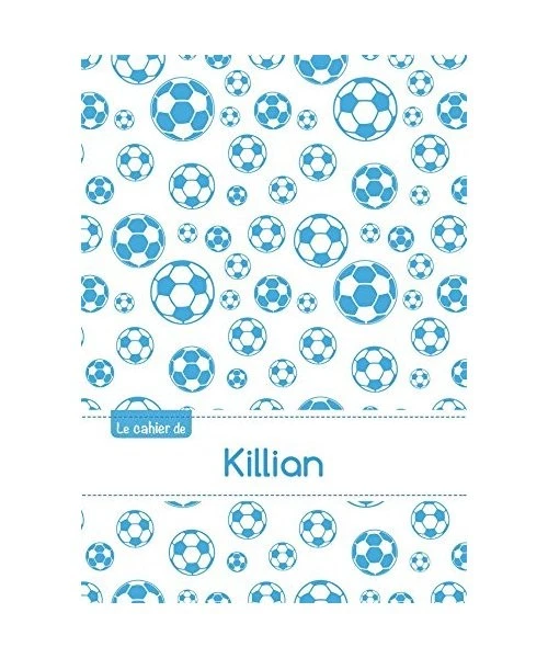 LE CAHIER DE Killian: Le cahier de Killian - Blanc, 96p, A5 - Football ...