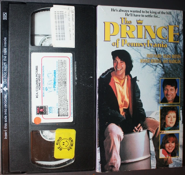 THE PRINCE OF PENNSYLVANIA (vhs) Fred Ward, Keanu Reeves, Bonnie ...