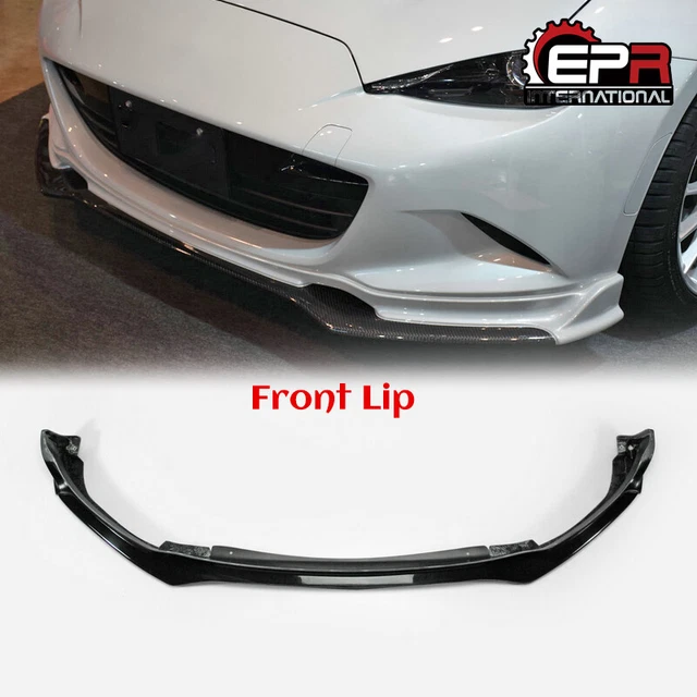 FOR MAZDA MX5 ND ND5RC Miata Roadster ESQ Style FRP Front Bumper Lip ...