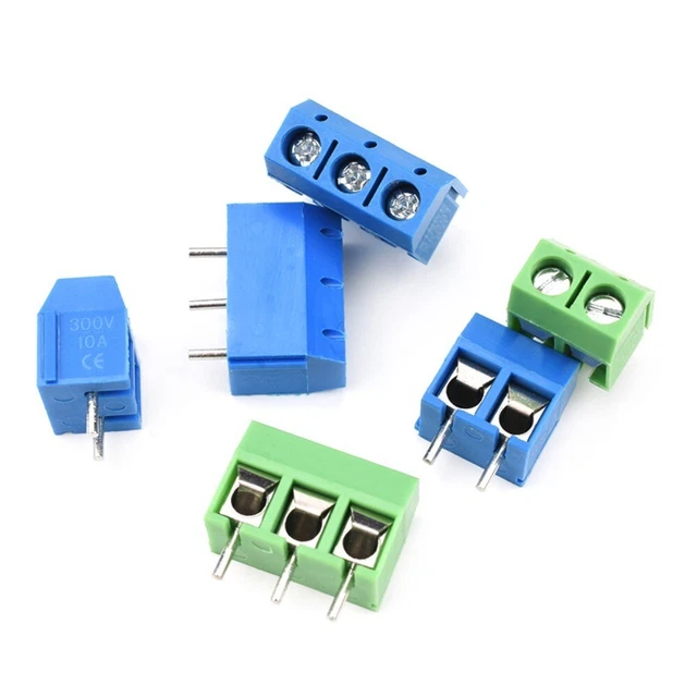 PITCH KF301-5.0-2P KF301-3P Pitch 5.0mm Terminal Blocks Block Connector ...