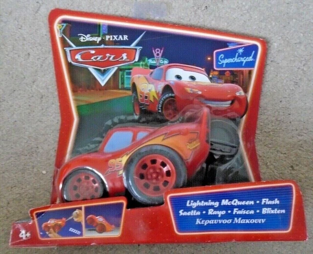 DISNEY PIXAR CARS Lightning McQueen Supercharged Rip Stick Racer New ...