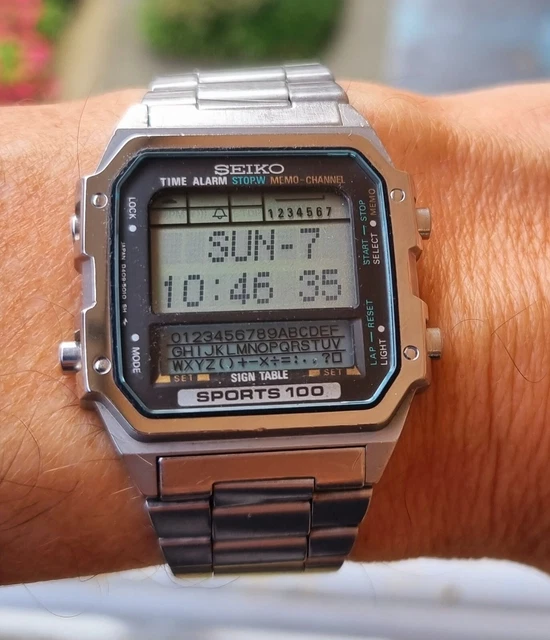 SEIKO D409-5010 VINTAGE LCD Data Bank Watch EUR 340,00 - PicClick IT