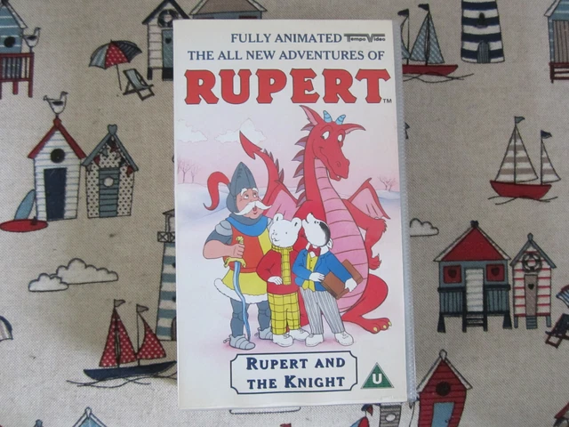 RUPERT AND THE Knight 1993 Animated Film Vhs Video Tape Uk Pal Format ...
