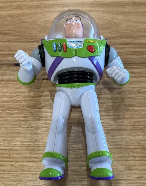 DISNEY TOY STORY Buzz Action Figure Thinkway Toys Electronic Talking ...