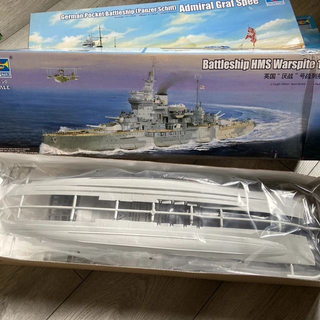 TRUMPETER 05325 1:350th scale Battleship HMS Warspite £104.72 - PicClick UK
