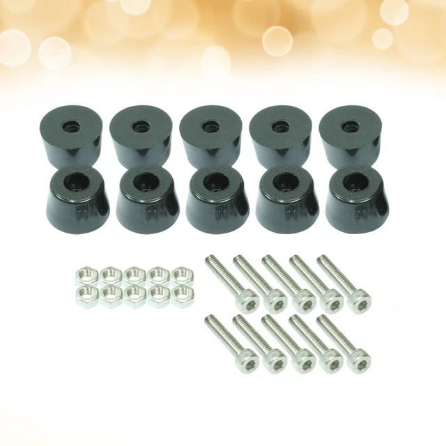 60 PCS TOOL Set 10pcs Black Color Bumpers Pads Rubber Feet and 10pcs ...