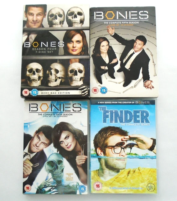 BONES SEASONS 4 ,5, 6 plus THE FINDER 1 SEASON. EMILY DESCHANEL, GEOFF ...