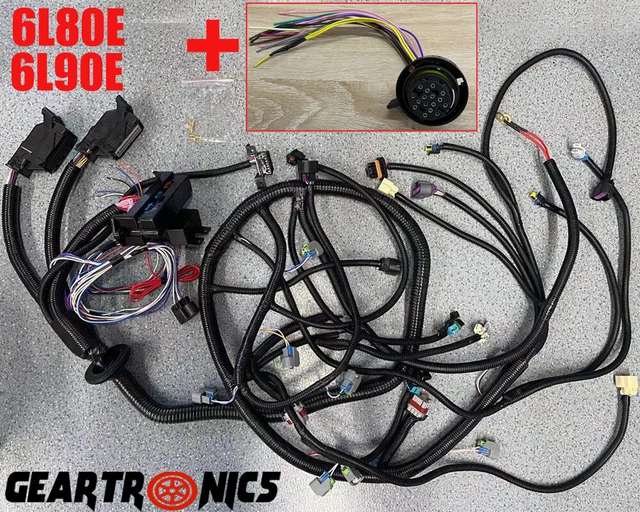 FOR GM 06-15 LS3 6.2L Standalone Wiring Harness w/ 6L80E 6L90E Drive By ...