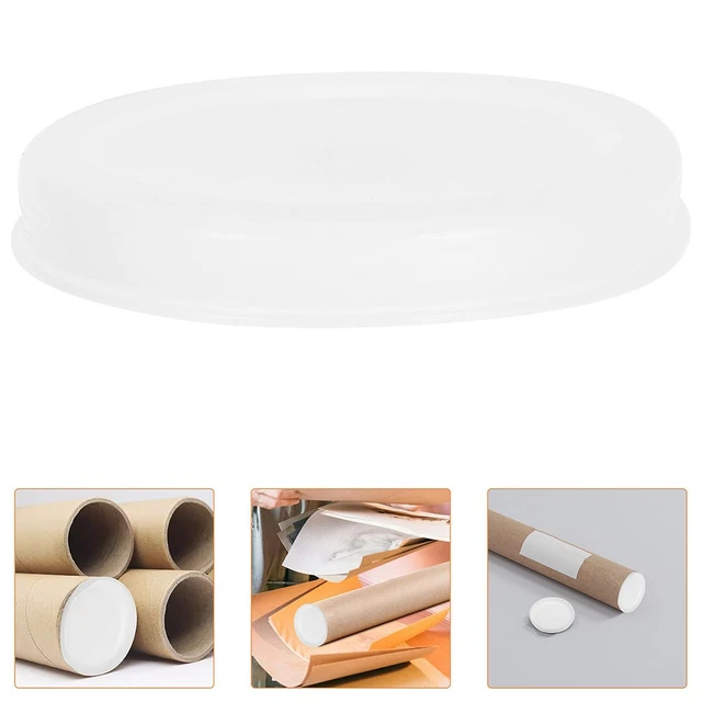 50 PCS CARDBOARD Tube Packaging Shipping Tubes Caps Mailing Plugs $44. ...