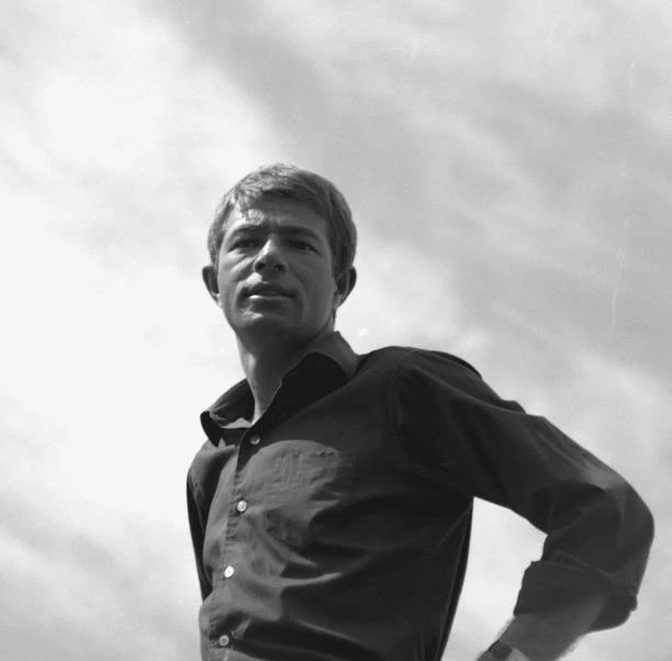 CANADIAN ACTOR STEPHEN Young filming the movie Patton Almeria 1970 OLD ...