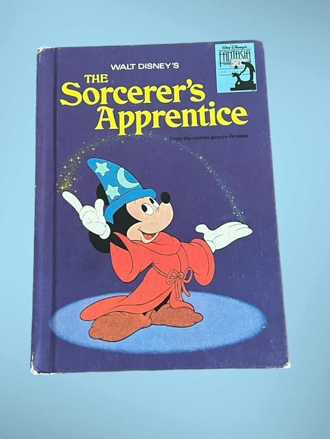 1973 WALT DISNEY’S The Sorcerer’s Apprentice Fantasia Hardcover Story ...