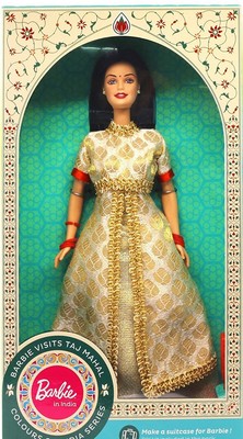 BARBIE DOLL IN India New Visits Taj Mahal(Design & Color May Vary) £53. ...