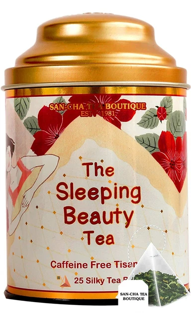SANCHA TEA BOUTIQUE Sleeping Beauty Herbal tea, Caffeine (Pack of 25 ...