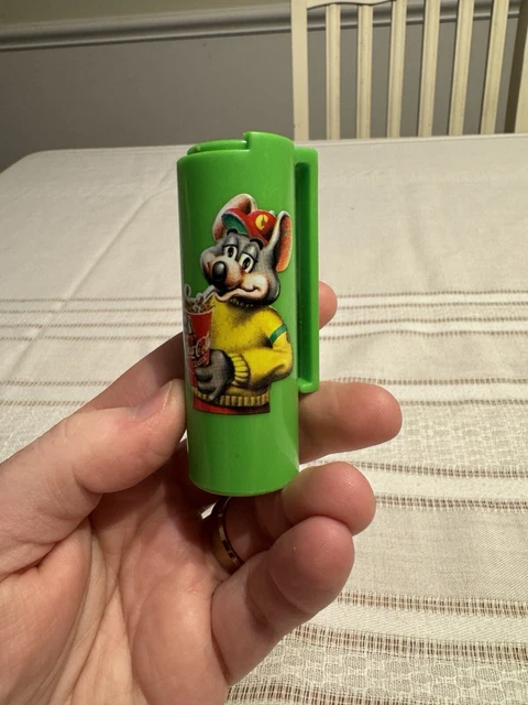 RARE CHUCK E. Cheese Green Coca-Cola Drink Design Token Holder ...