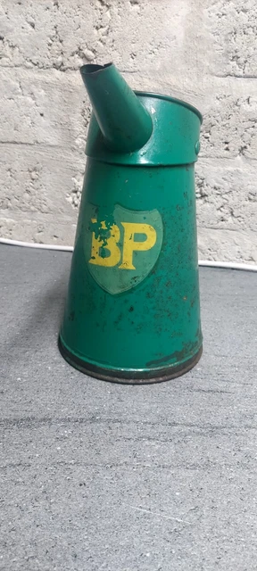 VINTAGE BP HALF Gallon Oil jug pourer oil can shell castrol esso £40.00 ...
