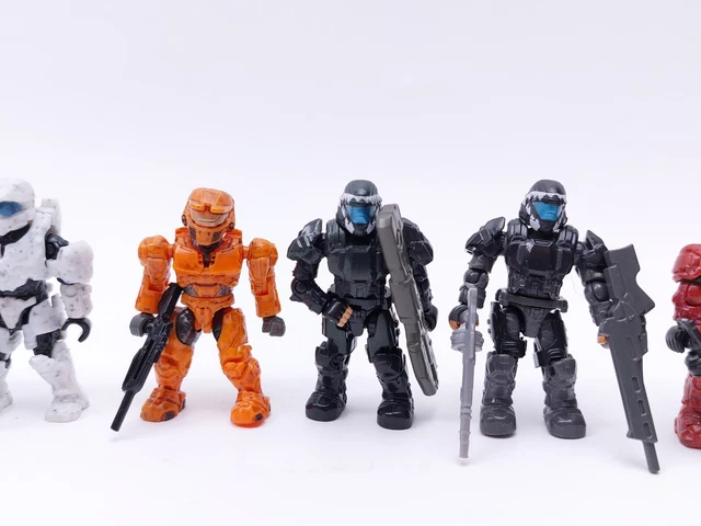 MEGA BLOKS CONSTRUX Halo Spartans Gungnir Droppod Elite Figure Lot $45. ...