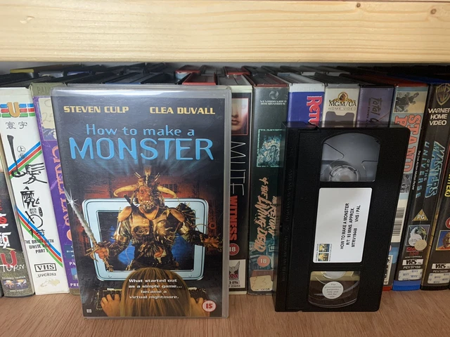HOW TO MAKE a Monster, Rare Vhs Big box rental, Sample Timecode. L1 £12 ...
