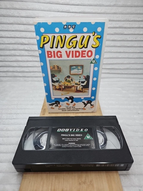 PINGU'S BIG VIDEO VHS Tape * 14 Animated Adventures * BBC Video 1994 ...