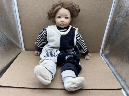 SYBILLE SAUER POUPON de Collection Porcelaine Poupée 52 Cm. État Parfait EUR 62,17 - PicClick FR