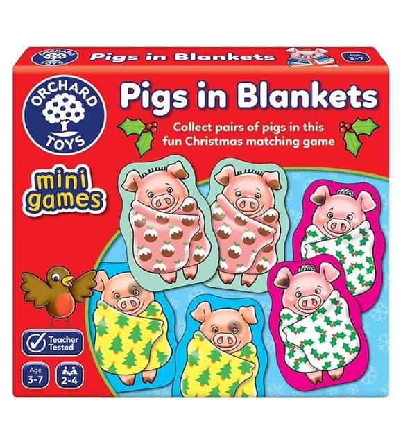 ORCHARD TOYS PIGS in Blankets Mini Game Christmas Stocking Filler ...