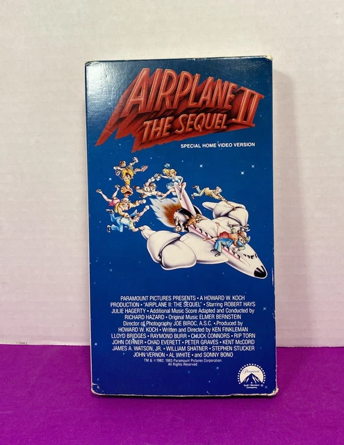 AIRPLANE II: THE Sequel (VHS, 1992) Paramount. Rare. Robert Hays Julie ...