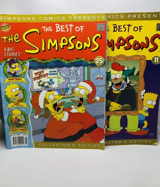 THE SIMPSONS COMICS 25 11 Magazines The Best Of The Simpsons Bundle £9. ...