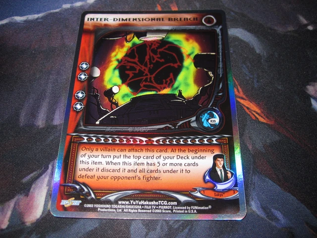 YU YU HAKUSHO TCG Inter-Dimensional Breach Foil Rare Card Dark ...