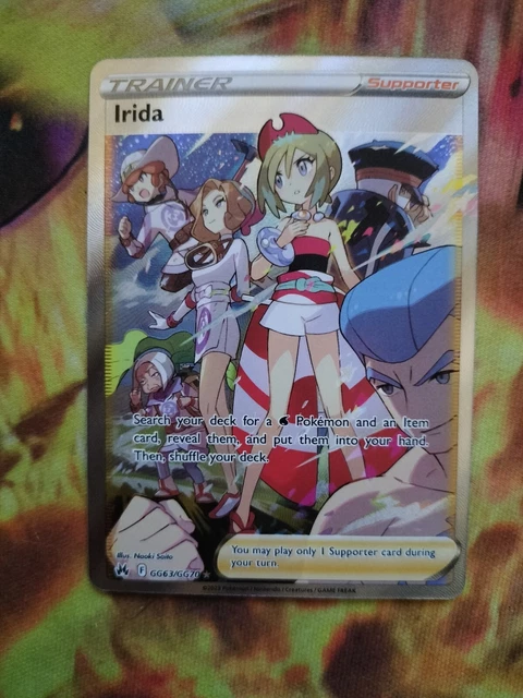 POKÉMON TCG IRIDA Crown Zenith: Galarian Gallery GG63/GG70 Holo Ultra ...