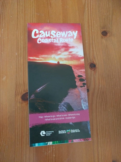 CAUSEWAY COASTAL ROUTE Map Leaflet Northern Ireland £3.31 - PicClick UK