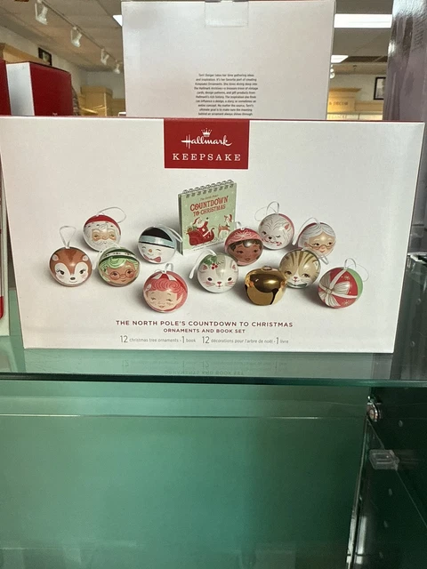 HALLMARK KEEPSAKE 2025 the north poles countdown to Christmas ornaments ...