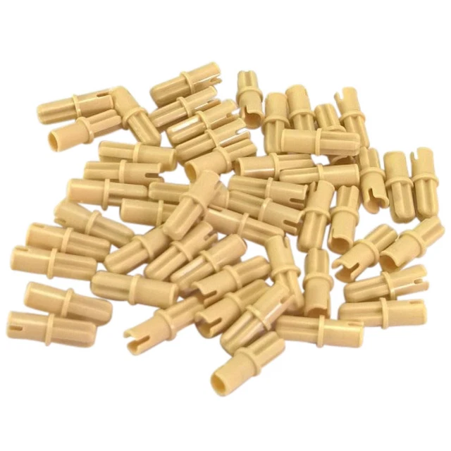 50 NEW LEGO Technic, Axle Pin without Friction Ridges Lengthwise tan $4 ...