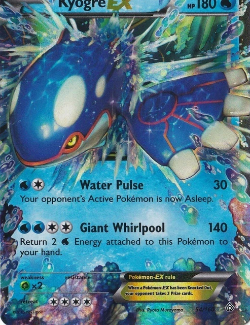 KYOGRE EX PRIMAL Clash Set Pokemon 2015 Mint 54/160 $6.00 - PicClick AU