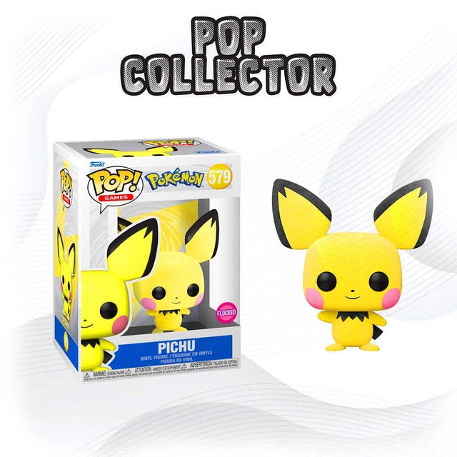 FUNKO POP POKEMON 579 Pichu Flocked EUR 30,99 - PicClick FR