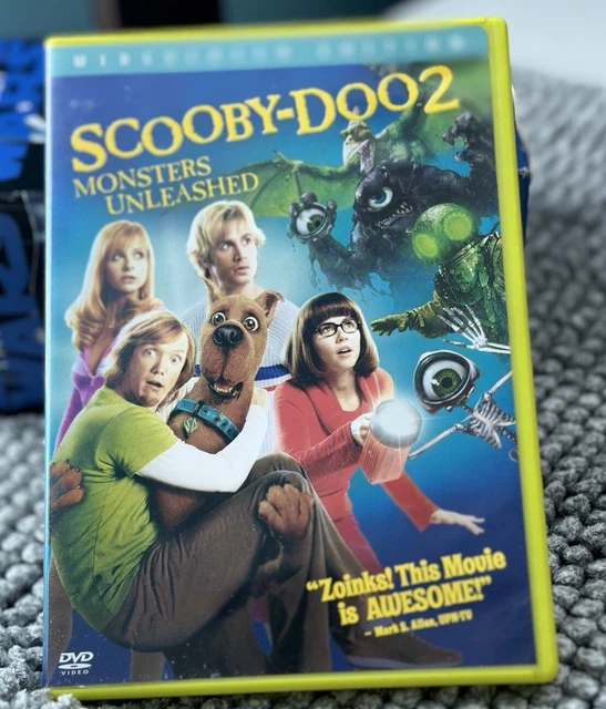 SCOOBY DOO 2: Monsters Unleashed (DVD, 2004) *original CASE* Collect W ...