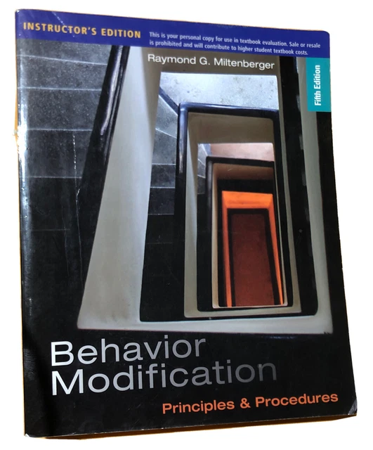 BEHAVIOR MODIFICATION: PRINCIPLES and Procedures (Instructor's edition ...