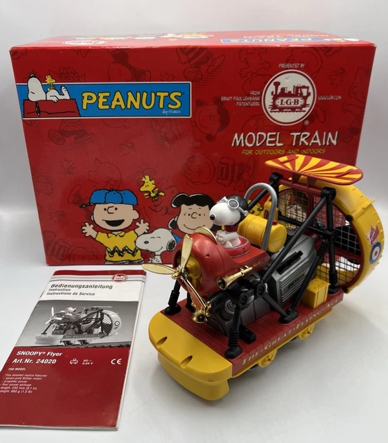 L.G.B. 24020 PEANUTS Snoopy Flyer ‘The Great Flying Ace’ G Gauge Model ...